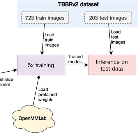 Example Experiment Workflow For A Pretrained Maskrcnn R50 Download Scientific Diagram