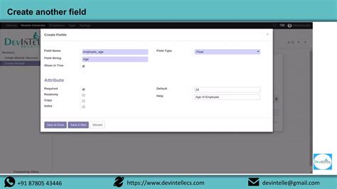 Odoo Module Scaffold Pptx