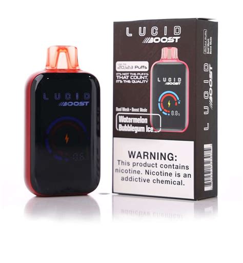 Buy Lucid Boost Disposable Vape Watermelon Bubblegum Ice