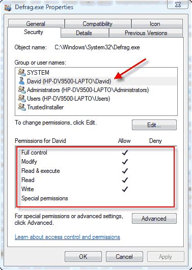 How To Take Ownership Of A File In Windows 7 And Vista Daves Computer Tips