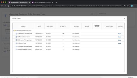 ifs academy e learning activities not available ifs community