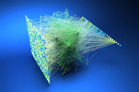 Data Concept Internet Connection Network High Digital Technology 3d Render Stock Illustration