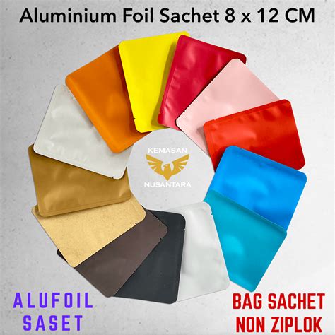 Kemasan Saset 8 X 12 Cm 80micron Aluminium Foil Sachet Bag Saset