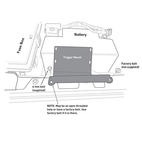 Trigger Jeep Jl Jt Inner Fender Controller Bracket Trigger Wireless Accessory Controllers