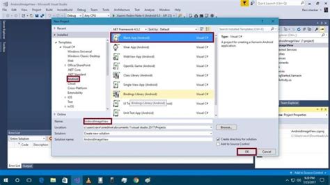 Imageview In Xamarin Native Platform With Example