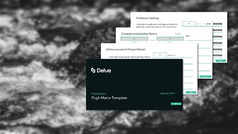 Download Our Pugh Matrix Template To Streamline Delve Download Our Pugh Matrix Template To Streamline Delve
