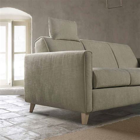 Sofá Cama De Design Moderno Feito De Tecido Filippo Produzido Na Itália