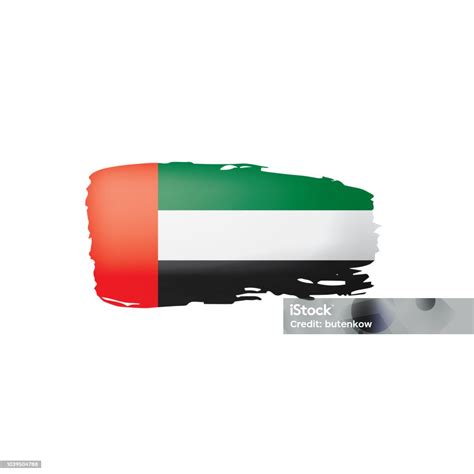 아랍 에미리트 연방 플래그 흰색 배경에 벡터 일러스트 레이 션 0명에 대한 스톡 벡터 아트 및 기타 이미지 0명 기 디자인 Istock