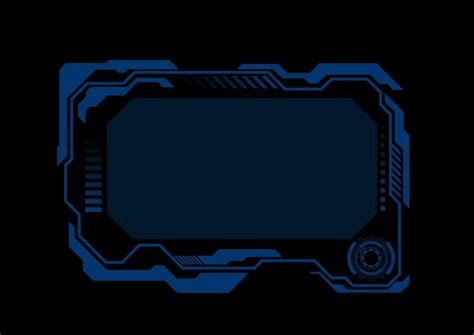 Dark Blue Technology Futuristic Hud Display Interface Background 26531503 Vector Art At Vecteezy