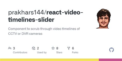 Github Prakhars144react Video Timelines Slider Component To Scrub