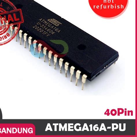 jual atmega16a pu atmega16a atmega16 dip atmel avr dip 40 40pin new original shopee indonesia