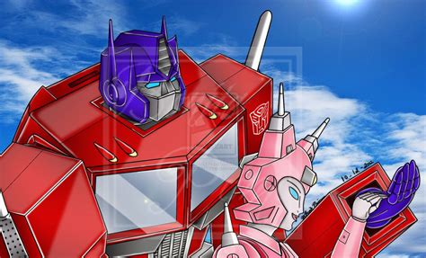 Optimus Prime Elita One Comic Drawings Optimus Prime And Elita 1