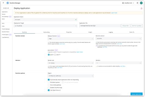 Deploy To Cloudhub Mulesoft Documentation