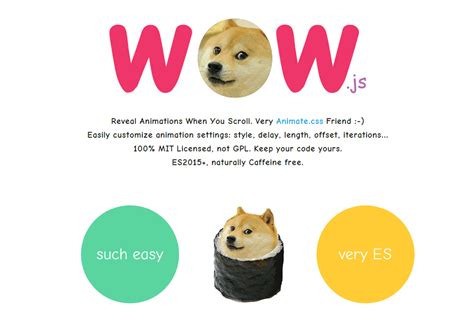 WOW JS Drupal Org