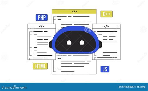 Ai Assisted Programming Animation Stock Video Video Of Isolated Icon