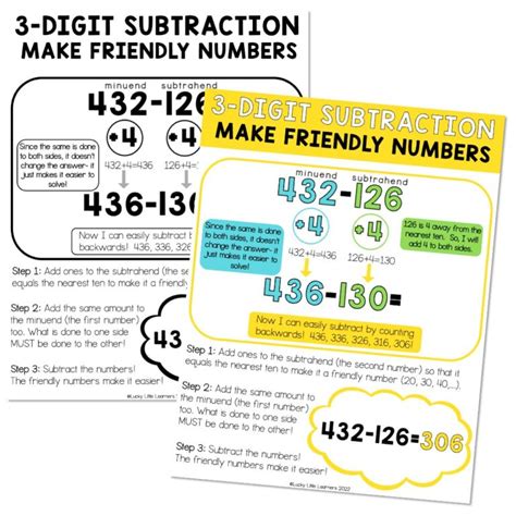 Lucky To Learn Math 2 Digit And 3 Digit Addition And Subtraction