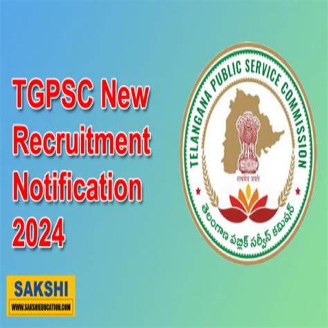Tgpsc New Recruitment 2024 Notification Out Sakshi Education