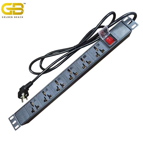 Oem 1u Universal Pdu 220v Rack Power Distribution Unit Iec C13 C19 32a