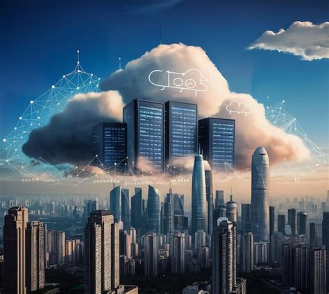 Cloud Systems Technology Premium Ai Generated Image