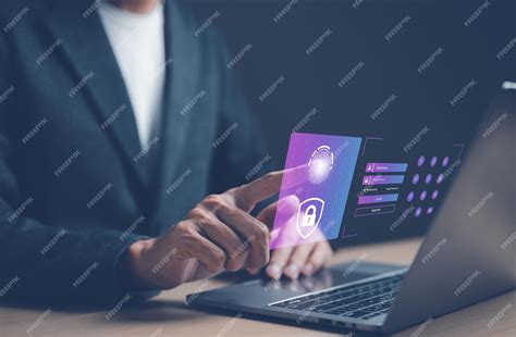 Premium Photo Biometric Identification Fingerprint Username And Password User Authentication