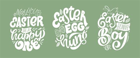 전단지 및 인쇄 디자인을 위한 부활절에 대한 레터링 벡터 그림입니다 배너 포스터 인사말 엽서에 대한 템플릿 검색에 대한 스톡