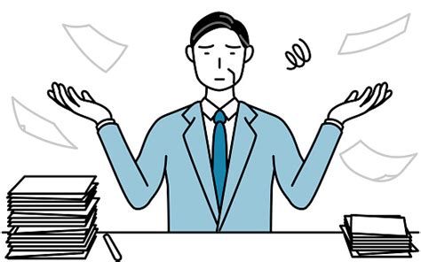 조직화되지 않은 사업에 지친 고위 사업가 임원 관리자 및 사장의 간단한 선 그리기 그림 걱정하는에 대한 스톡 벡터 아트 및 기타 이미지 Istock