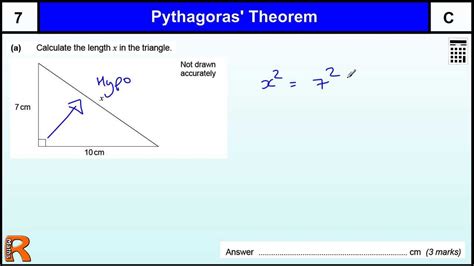 Pythagoras Theorem GCSE Maths Revision Exam Paper Practice YouTube