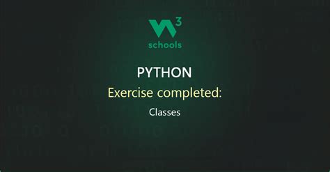 Completed Exercise Python Classes