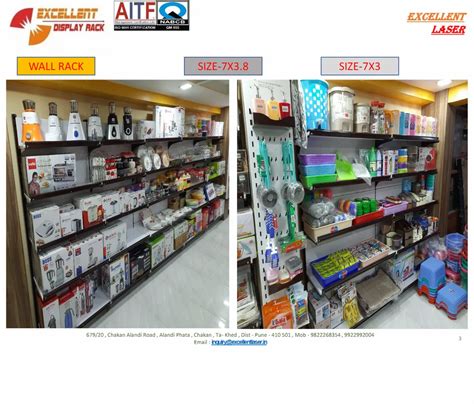 Mild Steel Wall Mounted Lcd Led Display Rack For Showroom At Rs 10500 Piece In Pune