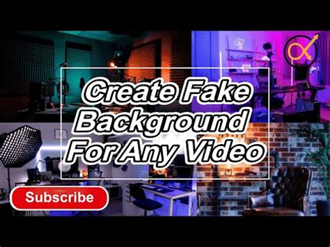 Create A Fake YouTube Studio Background For Free YouTube Studio Set