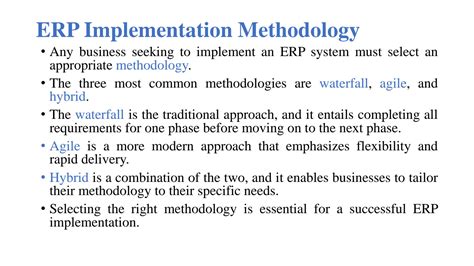 SOLUTION Erp Lec Erp Methodology Studypool