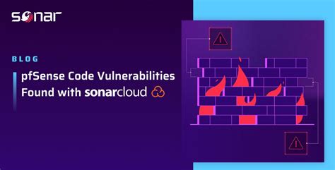 Pfsense Security Sensing Code Vulnerabilities With Sonarcloud Sonar