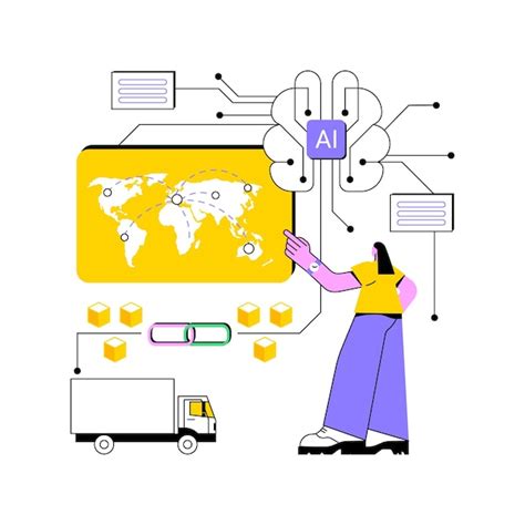 Premium Vector Enhanced Transparency With Aibacked Blockchain Abstract Concept Vector Illustration