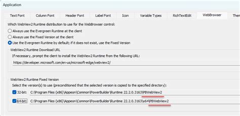 Choosing A Webview2 Runtime Version Users Guide
