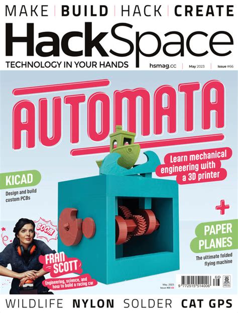 Hackspace Magazine Issue 66 Automata Hackspacemag Raspberrypi Adafruit Industries Makers
