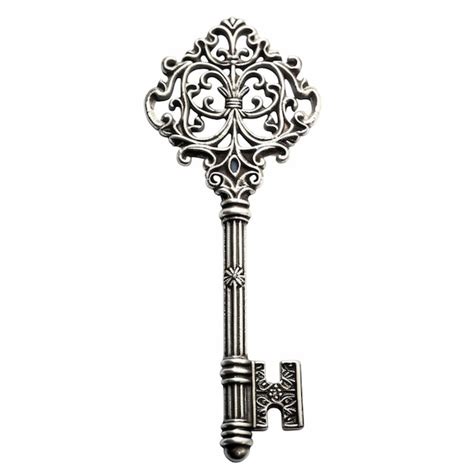 Premium Ai Image There Is A Silver Key With A Small Key On It