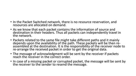 Switching Types Circuit Packet And Message PPTX Computer Networking Computing