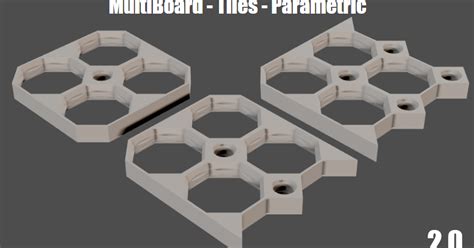 Multiboard Tiles Parametric Update Da Solbro Scarica Il Modello