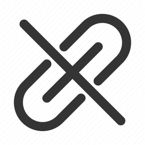 Unlink Link Chain Disable Ui Icon Download On Iconfinder