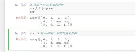 20【numpy中的nan和常用方法】02numpy中填充nannumpy填充nan Csdn博客 20【numpy中的nan和常用方法】02numpy中填充nannumpy填充nan Csdn博客