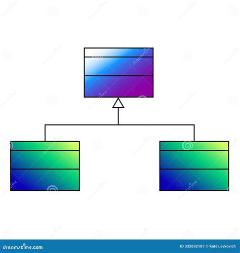 Uml Class Diagram Inheritance Relations Cartoon Vector 332692187