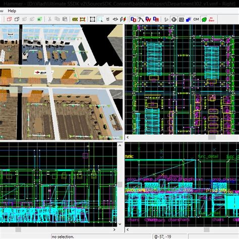Hammer Editor With A Model Of Department Rooms Download Scientific