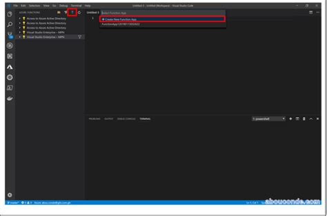 Create Function Using Visual Studio Code Abou Condes Blog