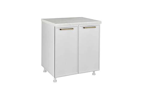 Кухненски шкаф долен Alba D60 бяло • Модулна кухня Alba • Мебели Монема