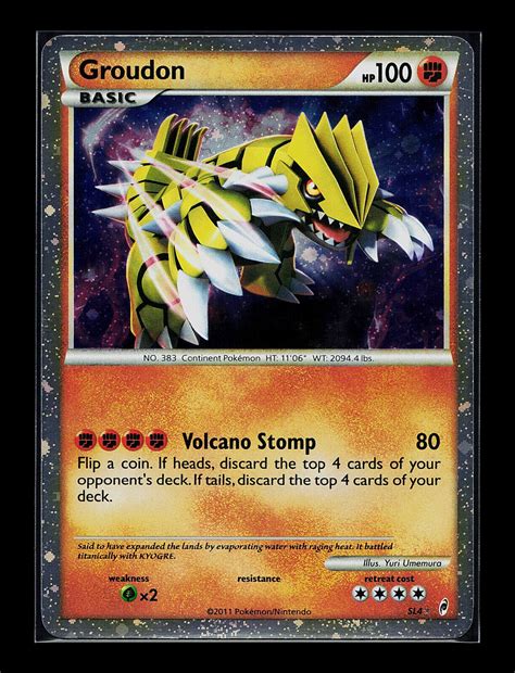 Groudon Pokemon Card