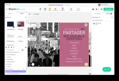 Interactive Actions Pandasuite Docs Interactive Actions Pandasuite Docs