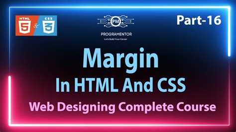 16 Margin In Html Css Css Margin Properties Margin Padding Css Html And Css Hindiurdu