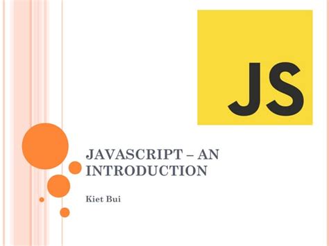 Javascript Tutorial Ppt
