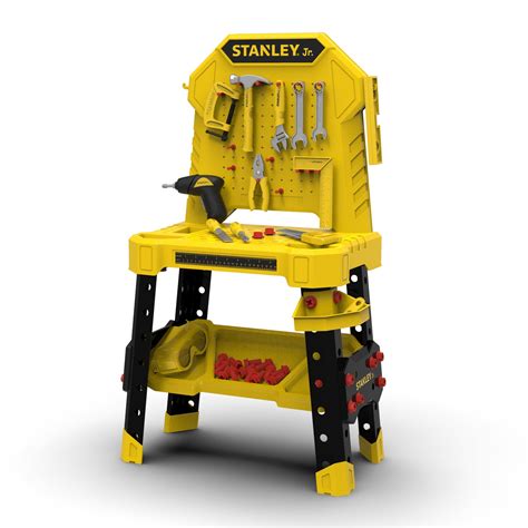 Stanley Jr Workbench Tool Set And Power Drill 140pc Toyworld Australia