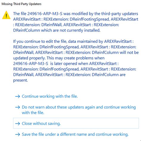 Missing Third Party Updaters In Revit And How To Fix What Revit Wants
